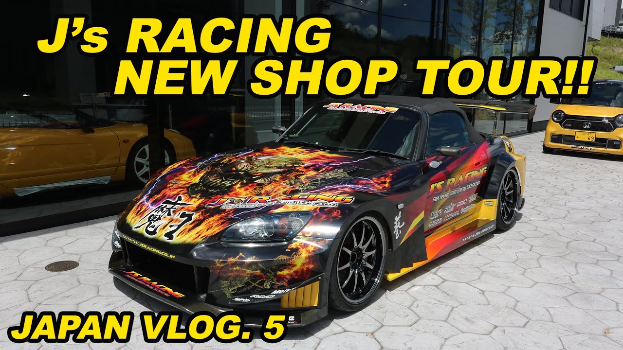 J'S RACING NEW GARAGE TOUR!! The Hot Version Champions!! - YouTube