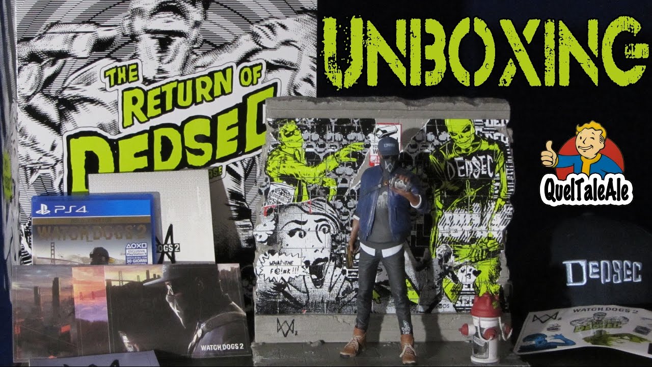 Watch Dogs 2 The Return of Dedsec Collector's Edition - Unboxing ITA ...