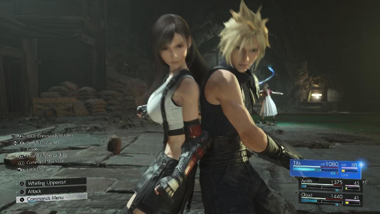 FINAL FANTASY VII REBIRTH VS Elena and Rude The Turks - YouTube