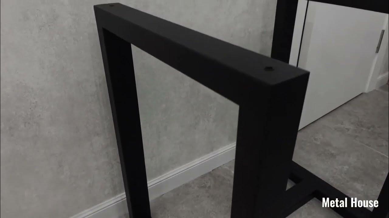 Подстолье из профильной трубы в стиле Loft - YouTube