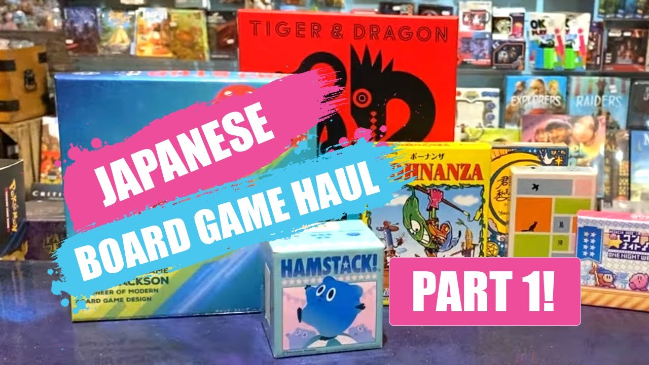 Japan Board Game Haul | Part 1 - YouTube
