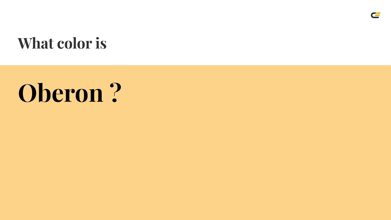 Oberon color #fcd389 hex Cool Yellow color fcd389 - YouTube