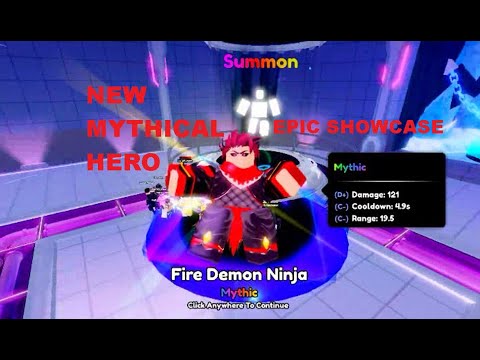New Fire Demon Ninja Is The BEST Hybrid BURN In Anime Defenders Update ...