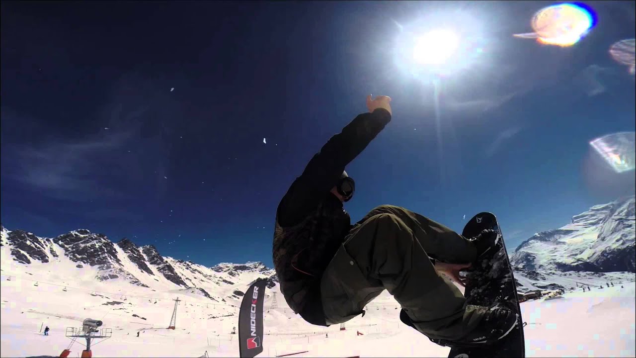 Verbier snowPark laps with Vivid snowboarding - YouTube