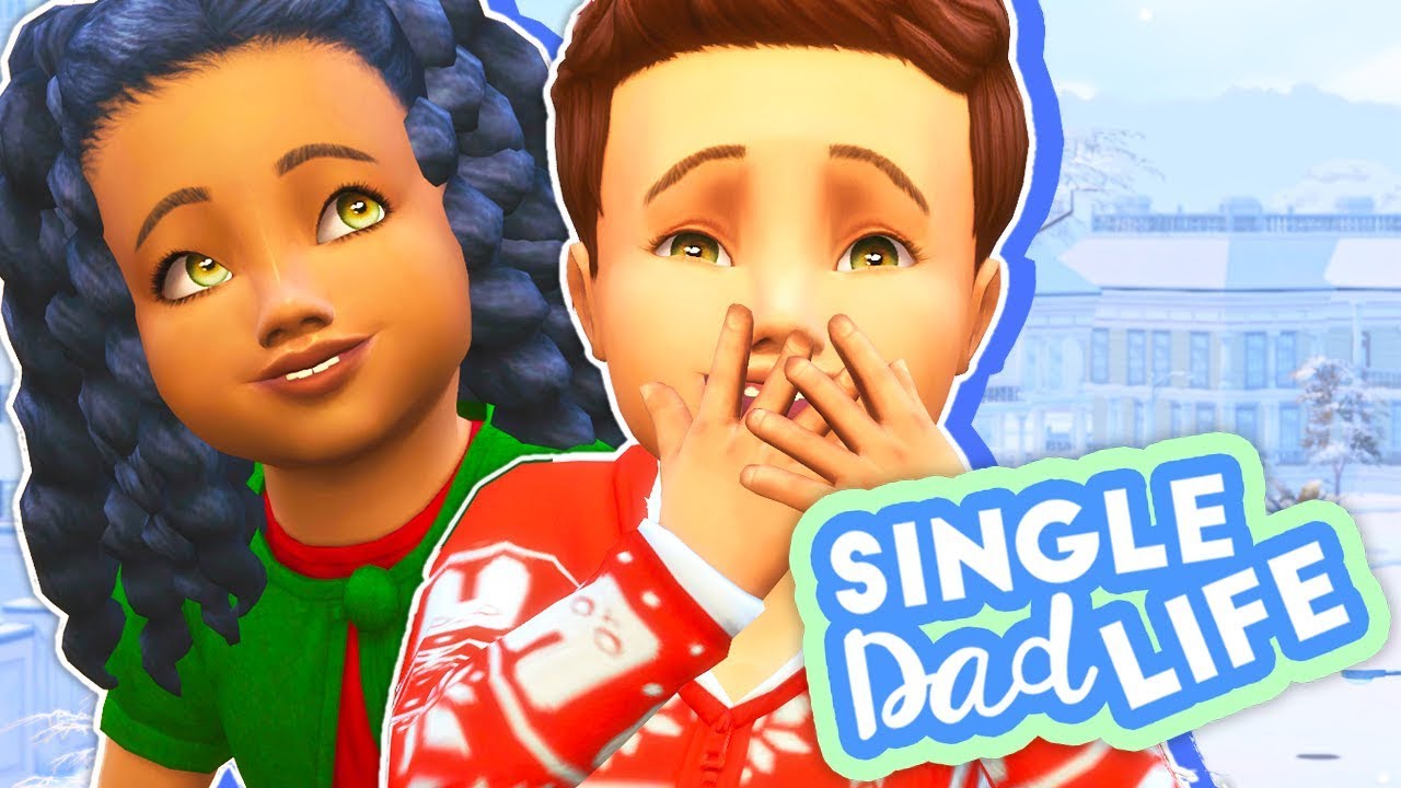 THE CUTEST CHRISTMAS IN THE WORLD😍🎄 // THE SIMS 4 | SINGLE DAD LIFE #26 ...