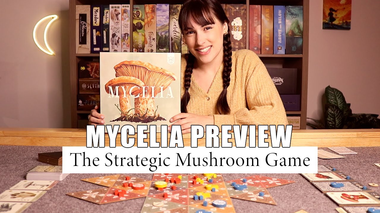 Mycelia Kickstarter Preview | The Strategic Mushroom Board Game - YouTube