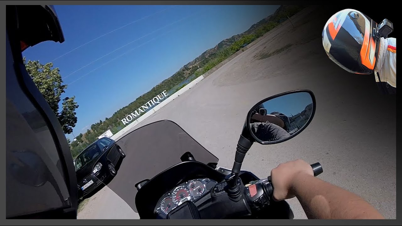 Kymco Xciting 250i | Riding Around (Veles, Velesko Ezero) - YouTube