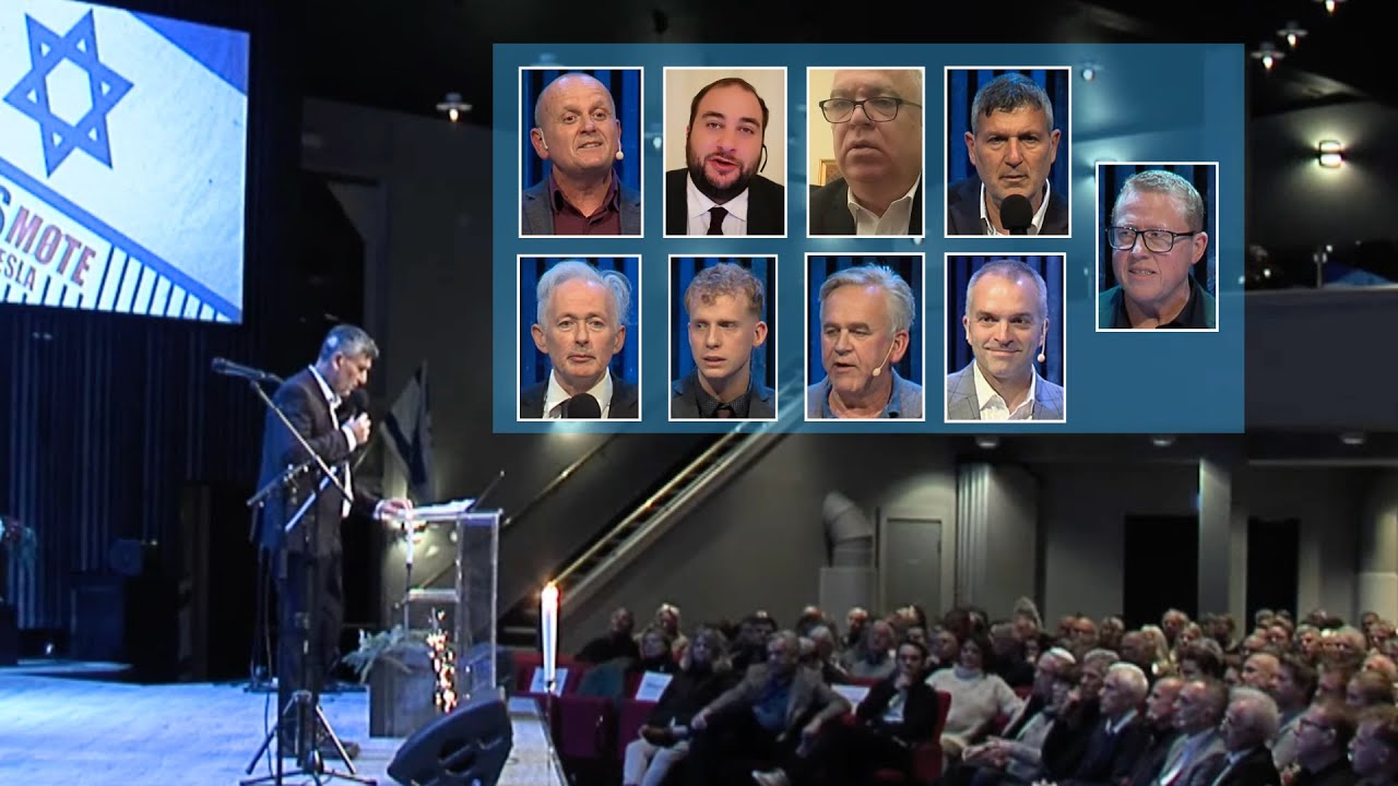 Mange hundre mennesker var samlet til støttemarkering for Israel - YouTube