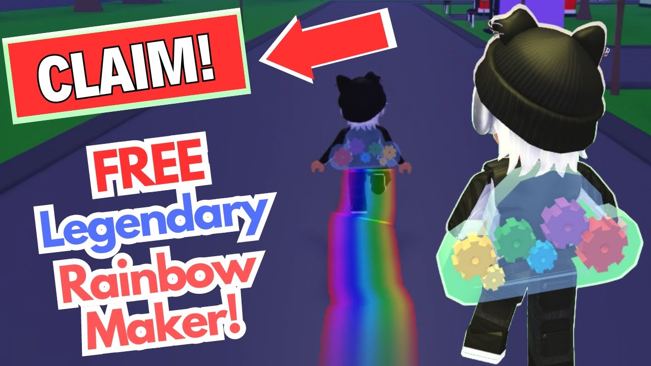 HURRY Free LEGENDARY Rainbow Maker 🌈for Adopt Me Players! Roblox ...
