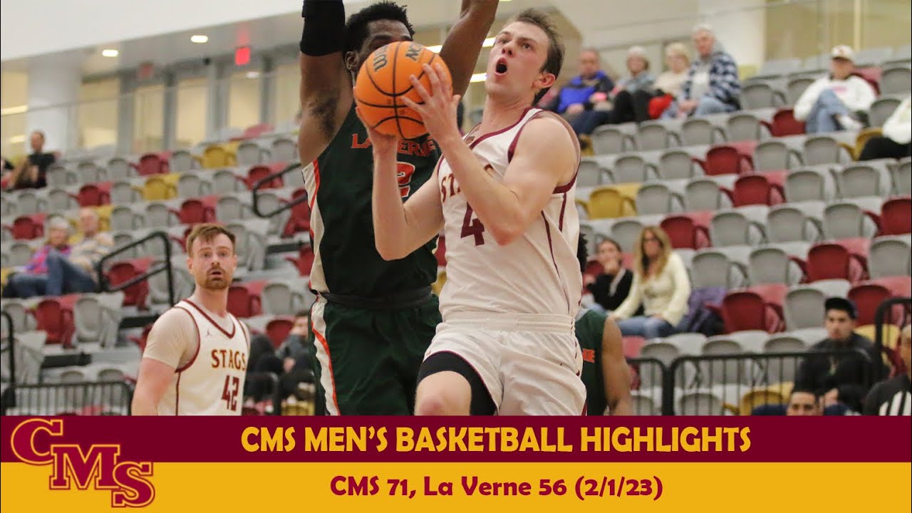 CMS Men's Basketball Highlights vs. La Verne - YouTube