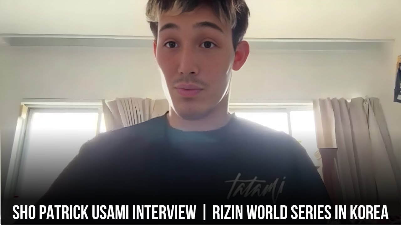 Sho Patrick Usami Interview | RIZIN World Series in Korea - YouTube