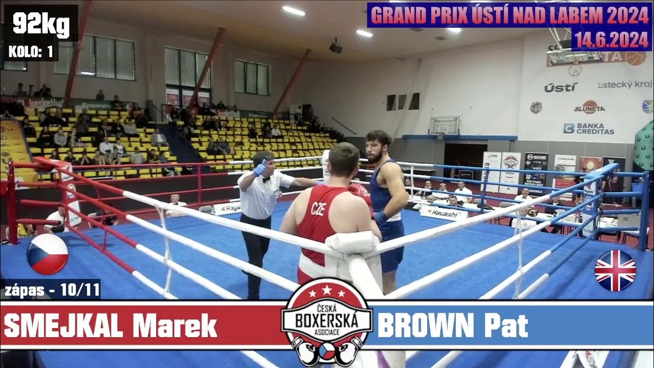 Patrick Brown (GBR) vs. Marek Šmejkal (CZE) Grand Prix Ústí nad Labem 2024 SF's (92kg) - YouTube