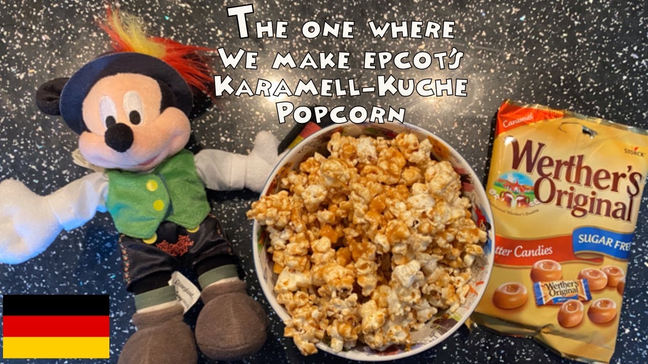 Walt Disney World at Home | Lets make Epcots German popcorn | Easy ...