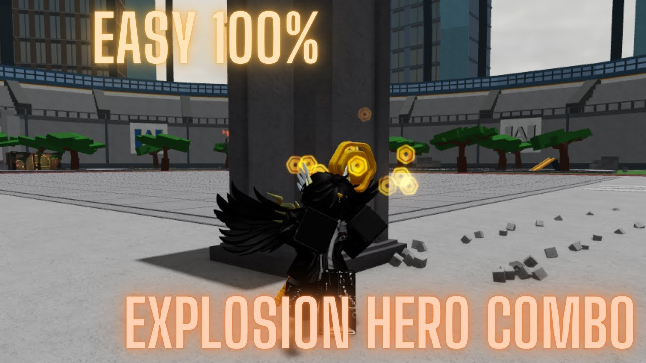 Easy 100% Explosion Hero Combo | Heroes Battlegrounds - YouTube