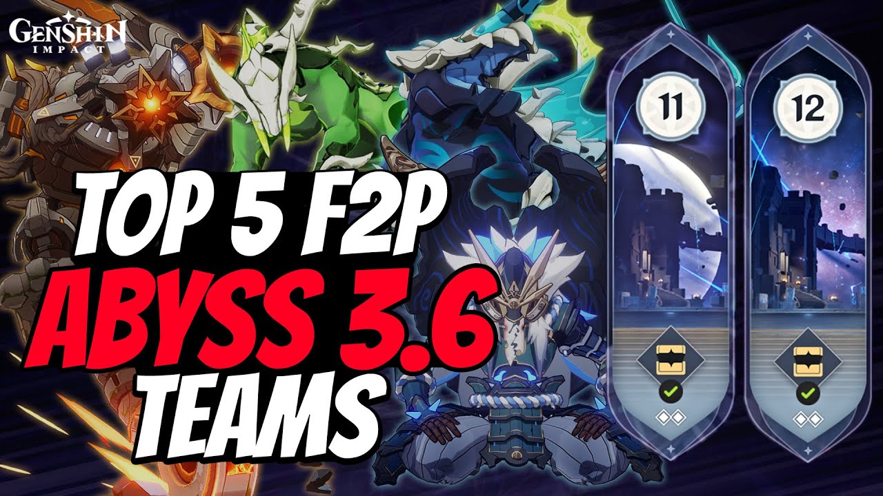 Best F2P Abyss 3.6 Teams So You Can Earn That 600 Primogems Reward ...