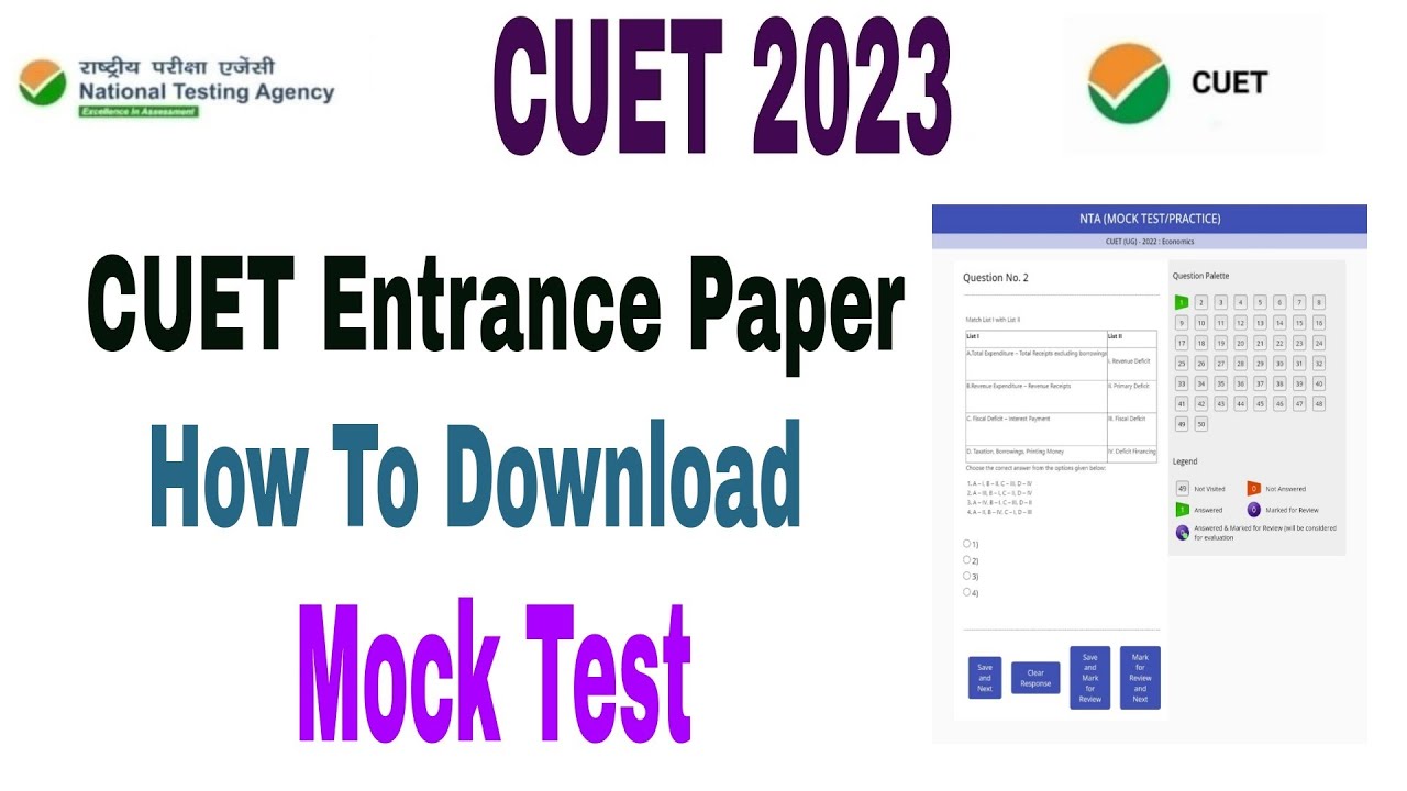 How to download Cuet previous question paper| Cuet 2023| Cuet 2022 ...