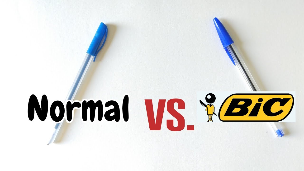 Guess 🤔 Which Is The Best? For Drawing | Bic Vs. Normal Pen - YouTube