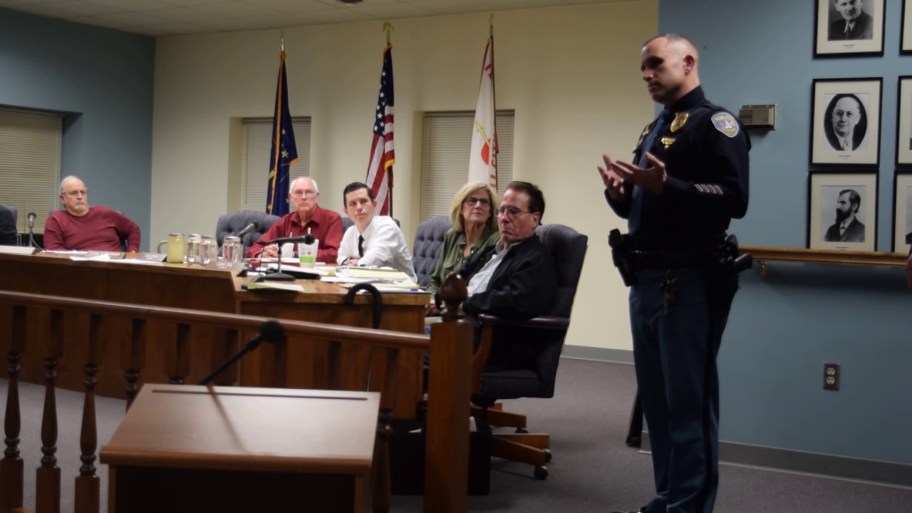 Tell City Police Chief awards a Fellow Officer "Policeman of the Year ...