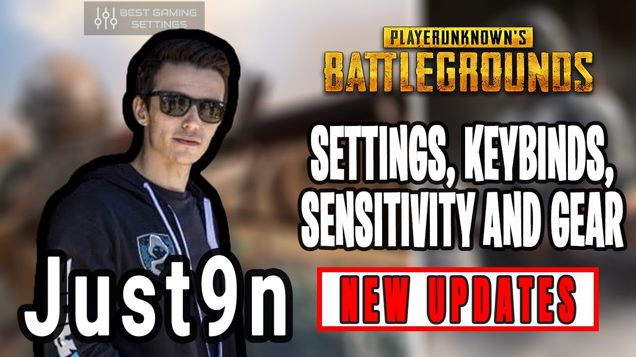 Just9n PUBG Settings, Keybinds, Sensitivity, Gear and Setup Pro Player ...
