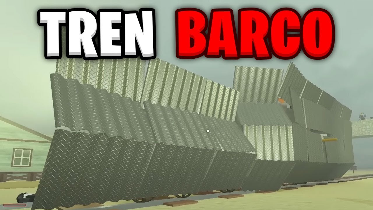Construí un Tren BARCO en Rieles Muertos - YouTube