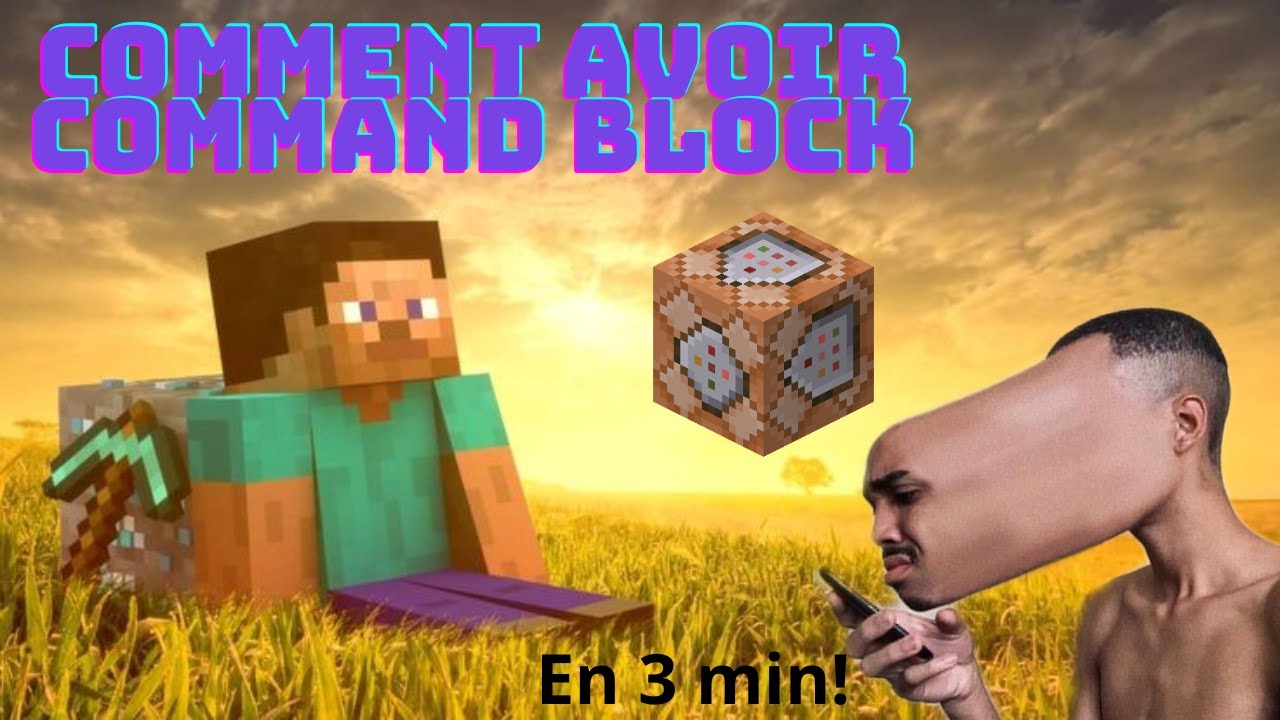 Comment avoir le command block sur minecraft en moins de 3 min (pas ...