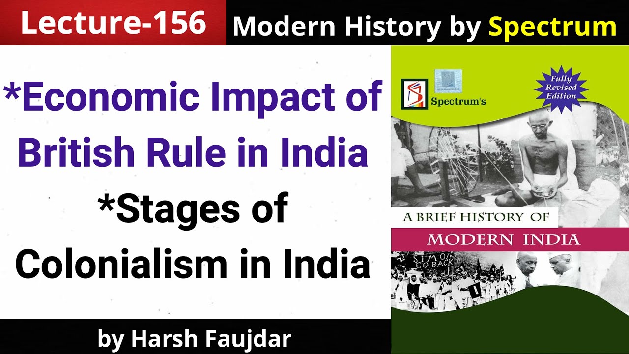 H156: Stages of Colonialism in India | Spectrum Modern History UPSC ...
