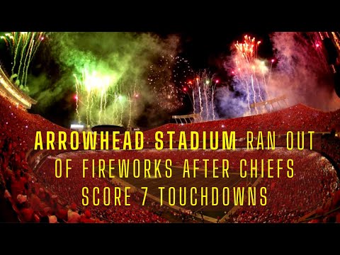 The Chiefs Scored So Many Touchdowns In Their Historic Comeback, They Ran Out Of Fireworks