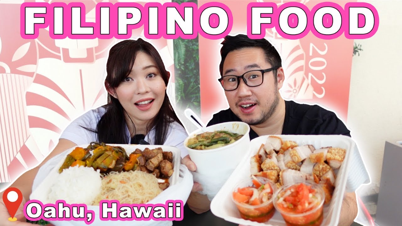 AMAZING FILIPINO FOOD! || [Oahu, Hawaii] Traditional Filipino food ...