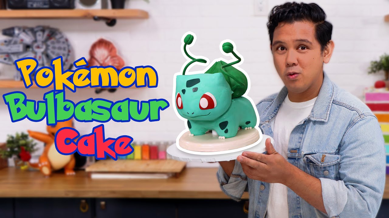 Bulbasaur Pokémon cake! - YouTube