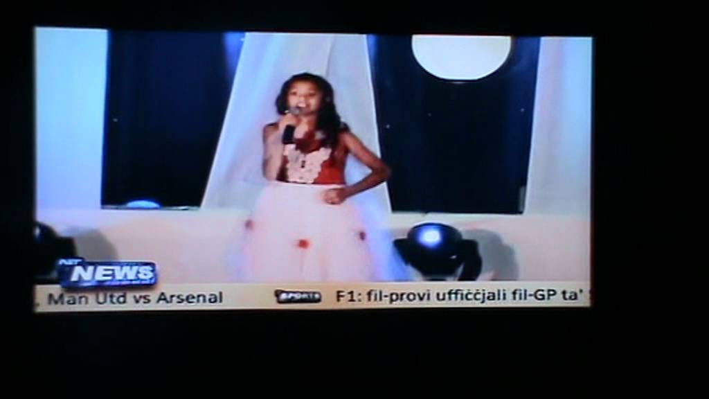 Gabrielle Portelli- 10yrs being interviewed on Net TV News - YouTube