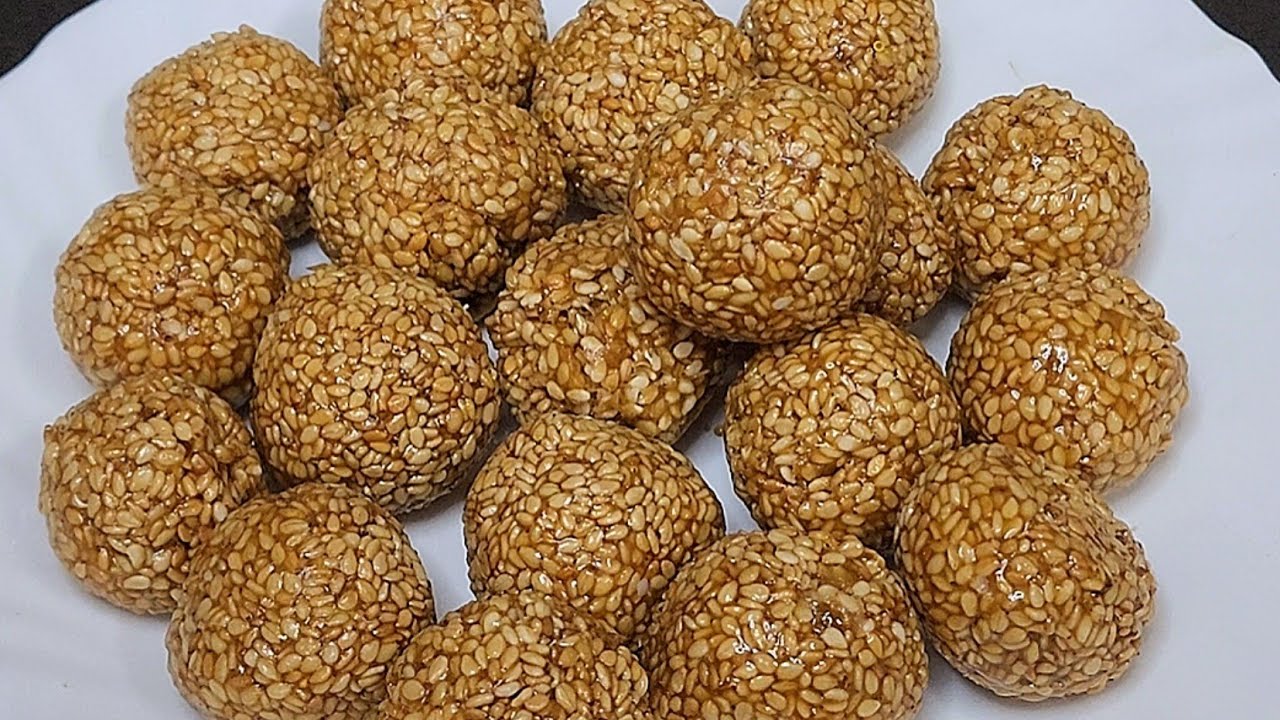 Winter special ladoo | 2 ingredients recipe | til gud ladoo | पौष्टिक ...
