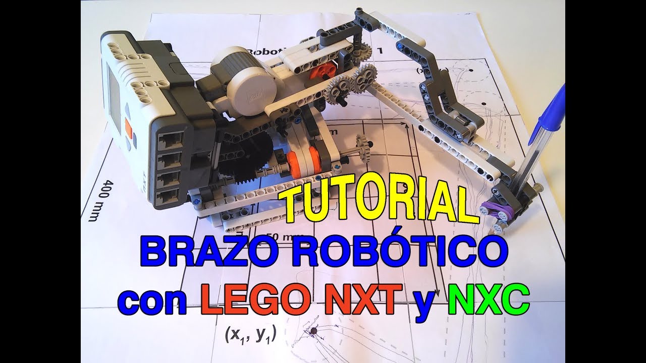 Brazo robótico construido con Lego NXT y programado con NXC - YouTube
