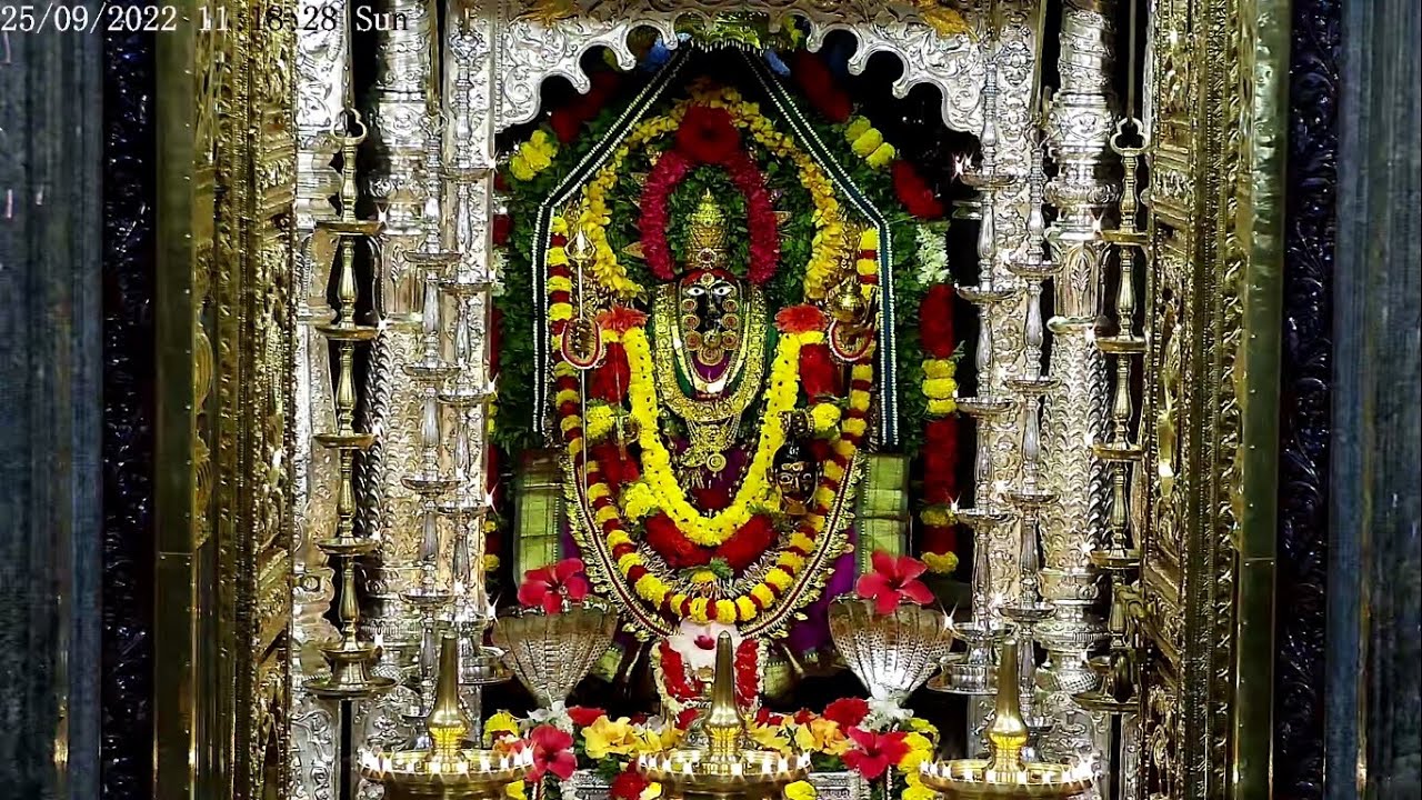 Shree Mahalasa Narayani Mahalasa Alankar & Madhyanh Aarati 25th ...