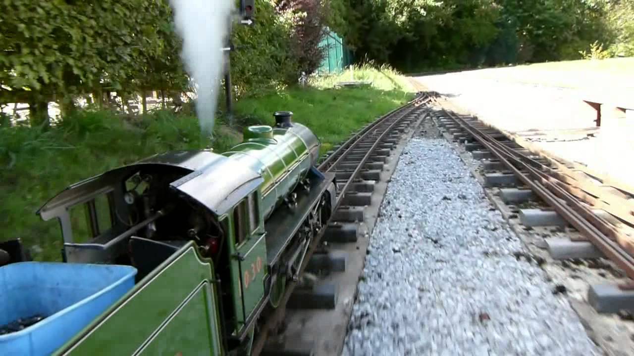 Ride aboard a 5" Gauge LNER Class B1 Steam Locomotive - YouTube