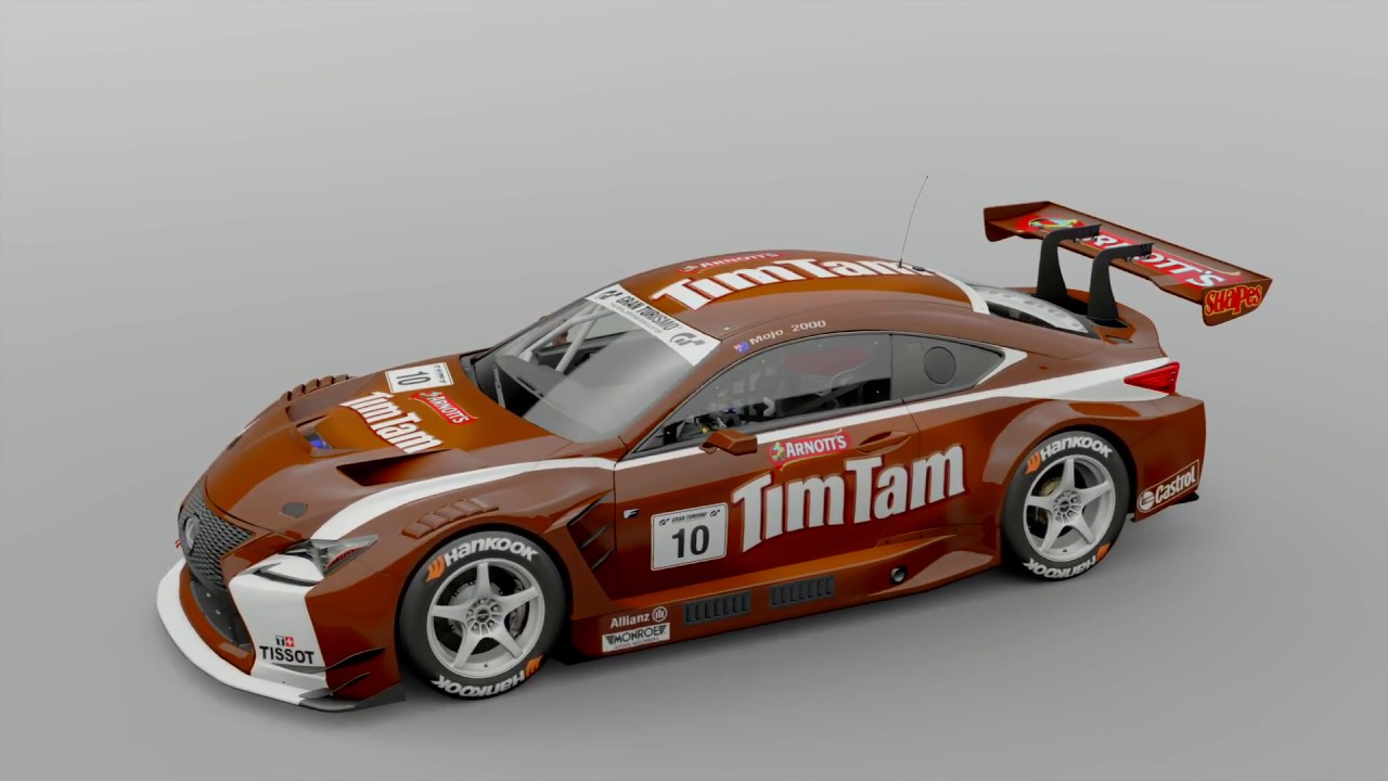 Lexus Gr3 TimTam livery - YouTube