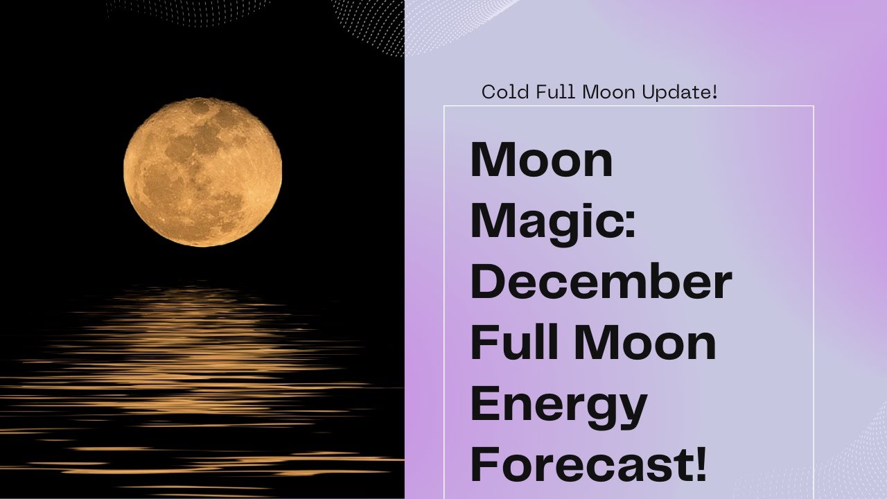 This Needed to Find YOU Before Tomorrow’s Cold Full Moon! - YouTube