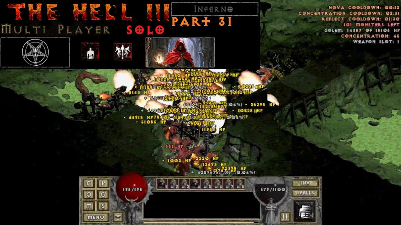 The Hell 3 - Mage - MP Solo - Hard - Inferno - P31 - YouTube
