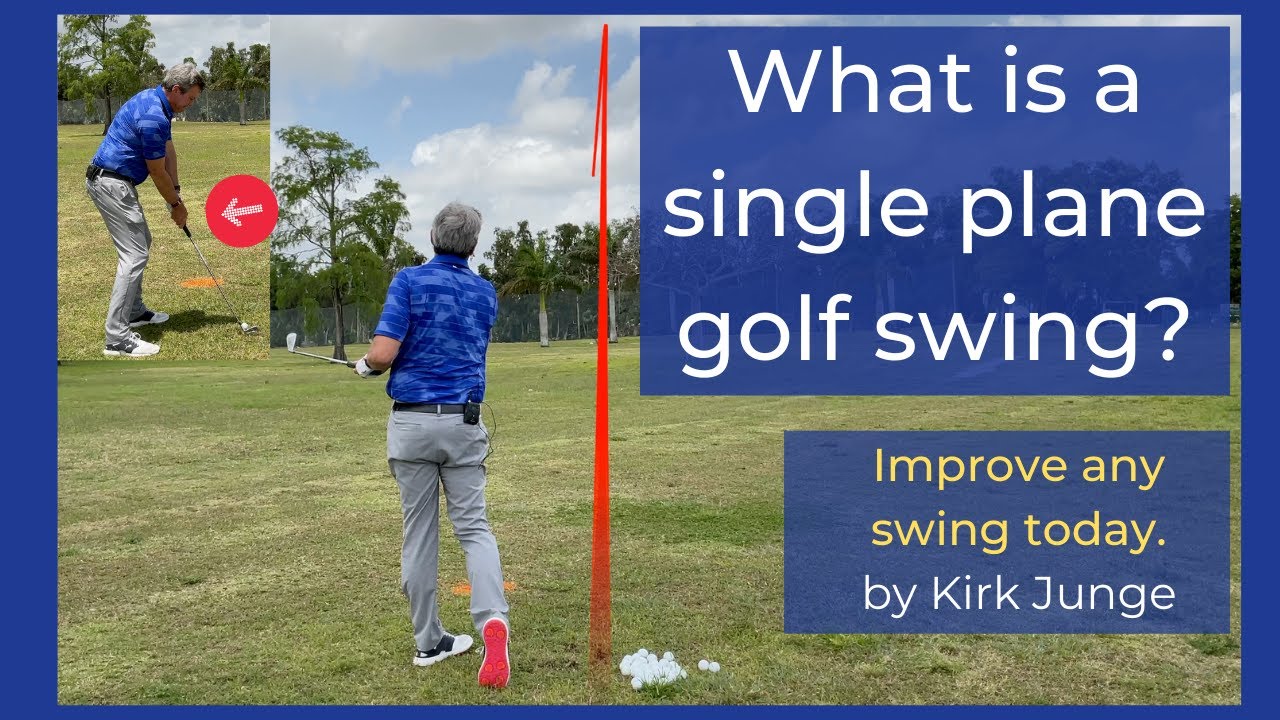 What does it mean to swing on a single plane? - YouTube