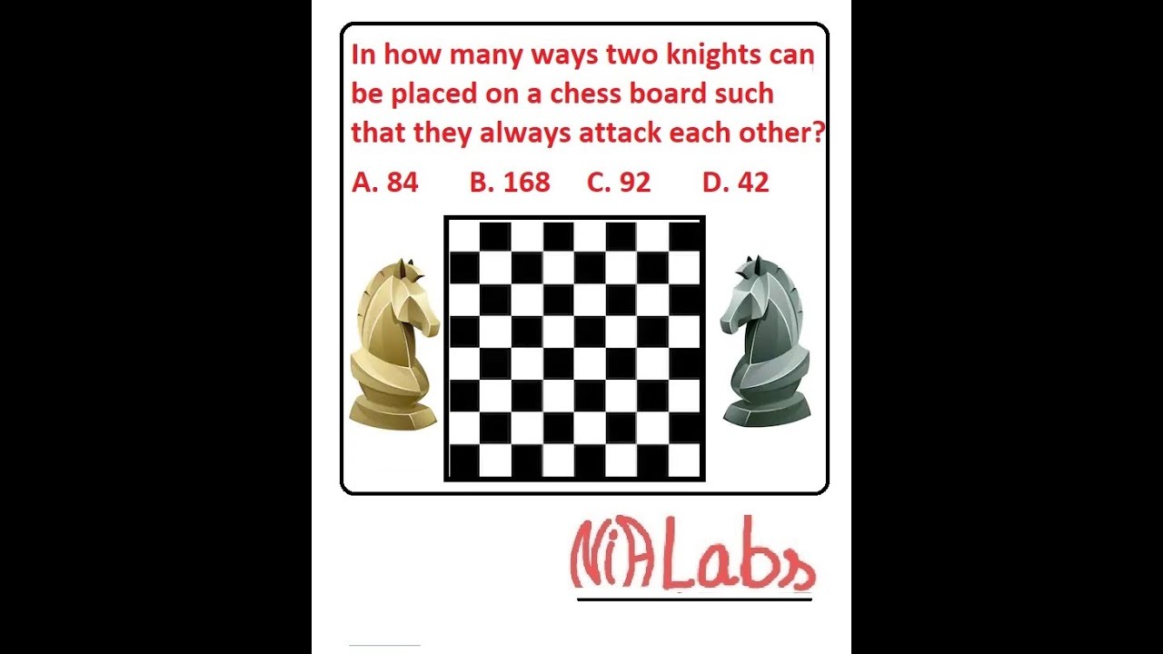 Placing Two Knights in Attacking Position | Chess Board Problems - YouTube