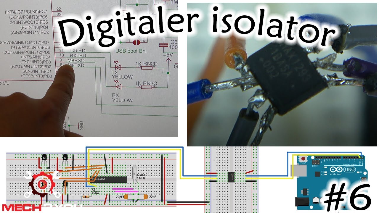 #6 Galvanische Trennung der serielle Kommunikation mit einem digitalen ...