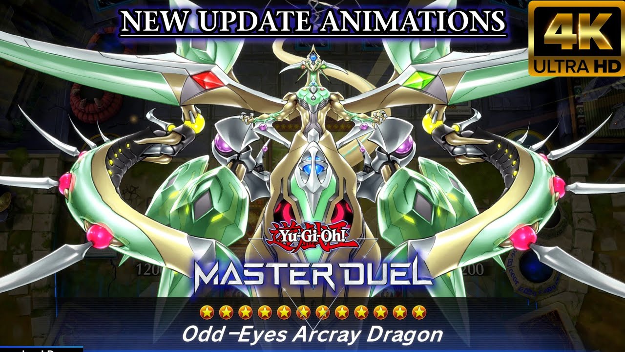 NEW MASTER DUEL ANIMATIONS | Odd-Eyes Arcray Dragon, Fire King ...
