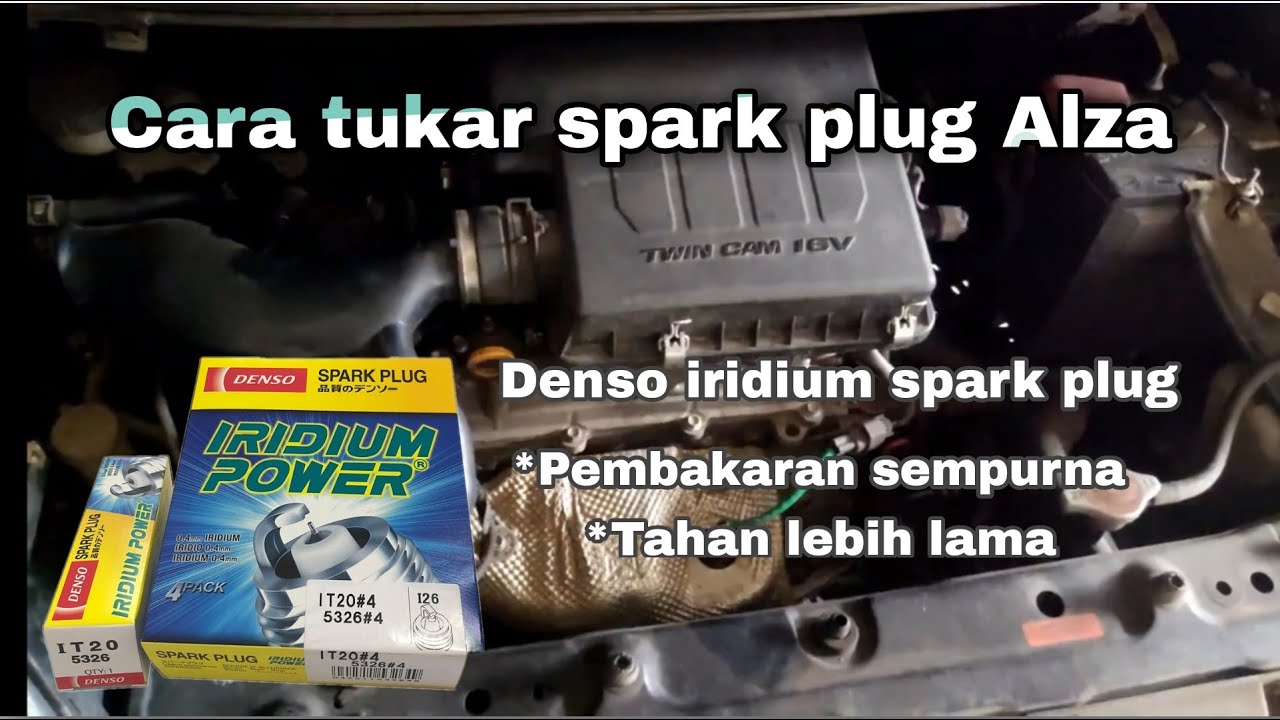 Cara tukar spark plug Alza Cara tukar spark plug Alza - YouTube