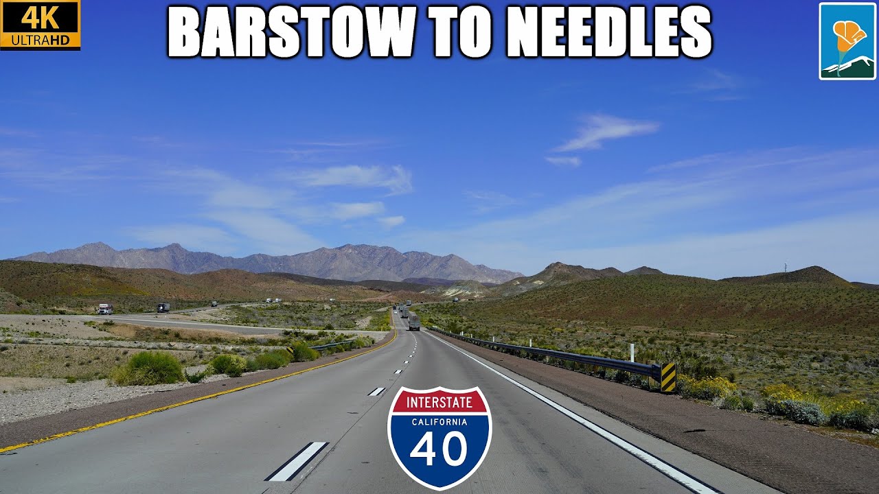 Interstate 40 in California: Barstow to Needles | Mojave Desert Scenic ...