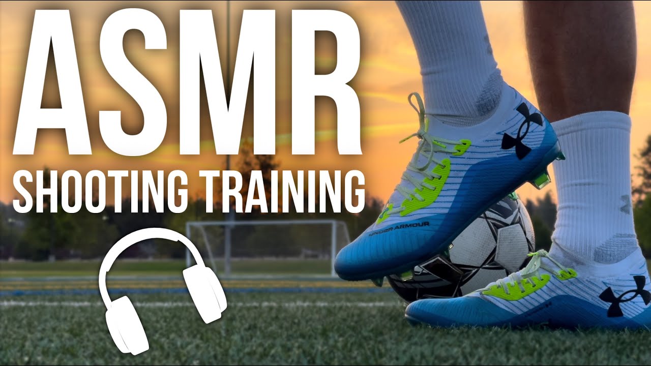 ASMR Shooting Training Session for Soccer / Football in Under Armour ...