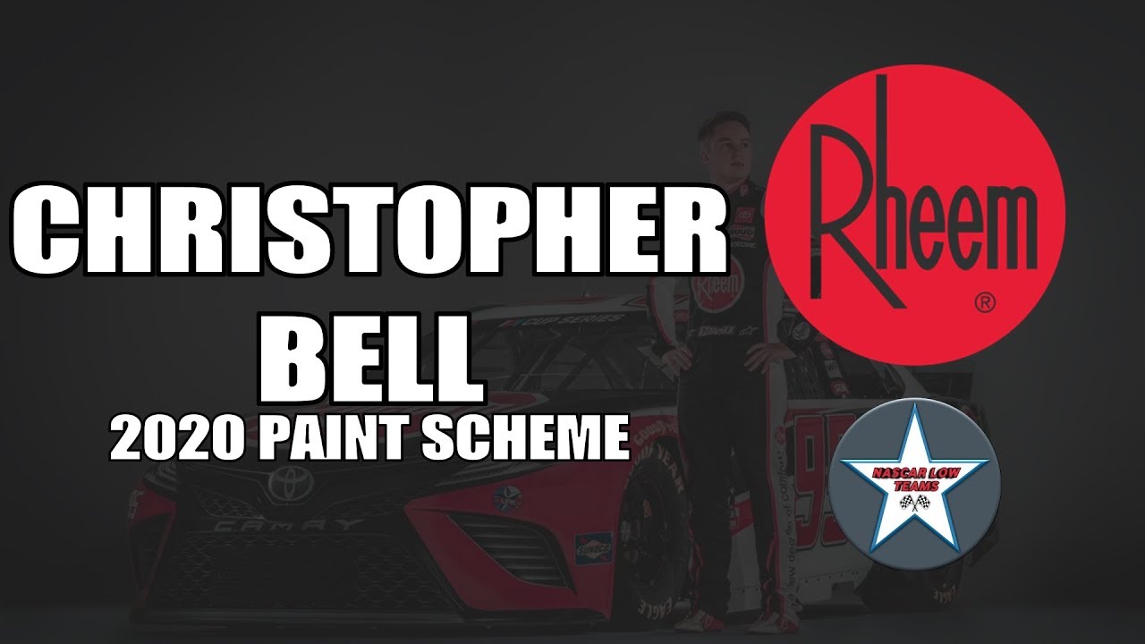 Christopher Bell 2020 Rheem Paint Scheme REVEALED - YouTube