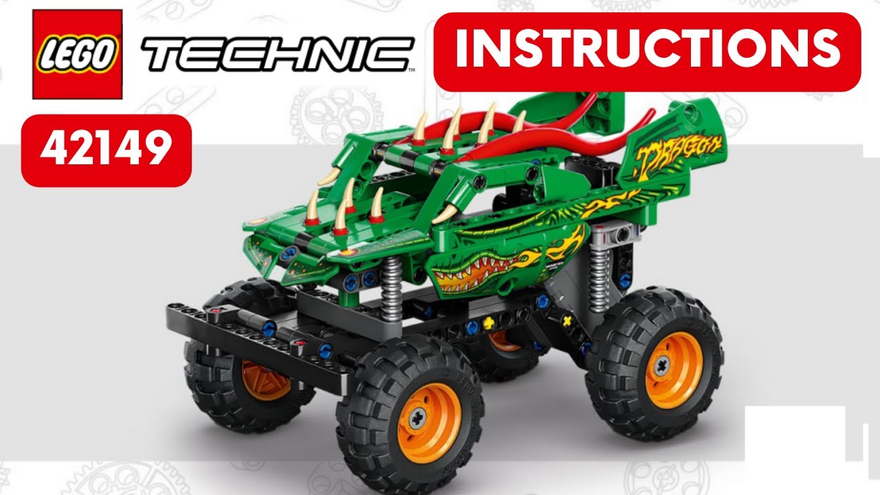 Building instructions for 42149, Monster Jam™ Dragon™, LEGO® Technic ...