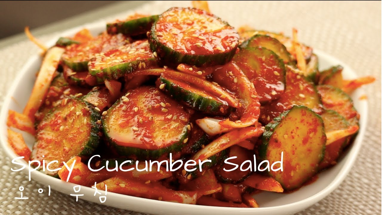 Resep Salad Timun Pedas ala Korea | Side Dish Korean Spicy Cucumber ...