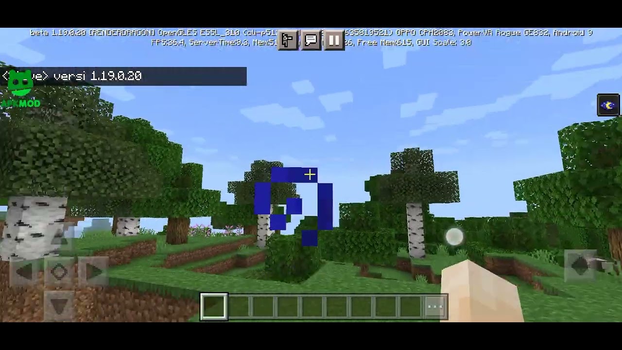 cara menjadi gamemode spectator di mcpe Minecraft versi 1.19.0.20 - YouTube