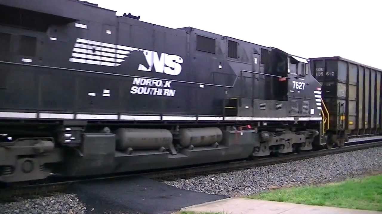 Norfolk Southern 361 SB Manifest Freight in Austell,Ga 04-03-2013© (HD) - YouTube