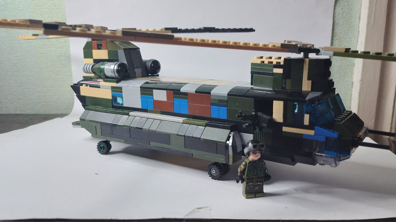 CH-47 "Chinook" of Lego! - YouTube